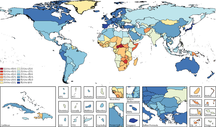 Life Expectancy Trends Projected to 2040 | GlobalSpec