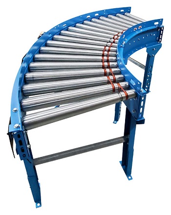 Curved conveyors add flexibility to material handling | GlobalSpec
