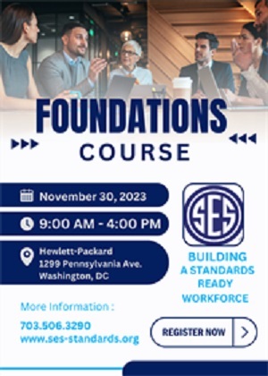 The SES Foundations Course: Fundamentals of standards and conformity ...