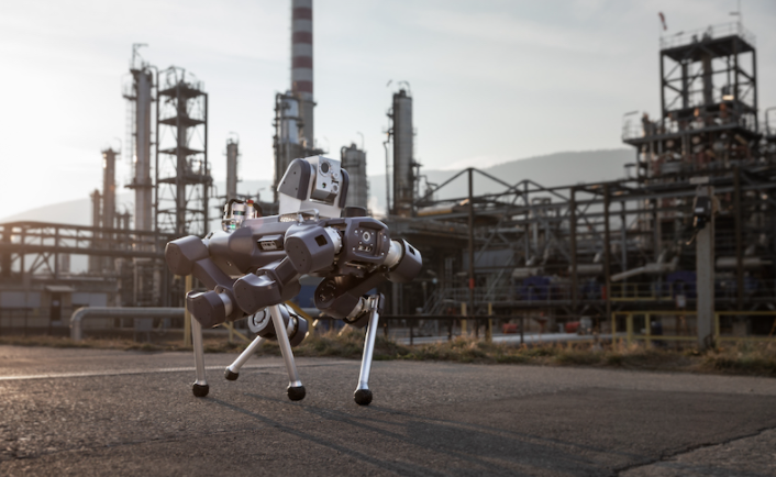 Video: Four-legged explosion-proof robot ok'd for oil and gas, chemical ...