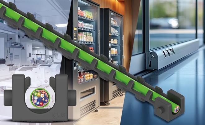 Igus develops one-piece, space-saving energy chain for compact ...