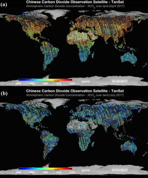Chinese Satellite Data Deliver First Global Carbon Dioxide Maps ...
