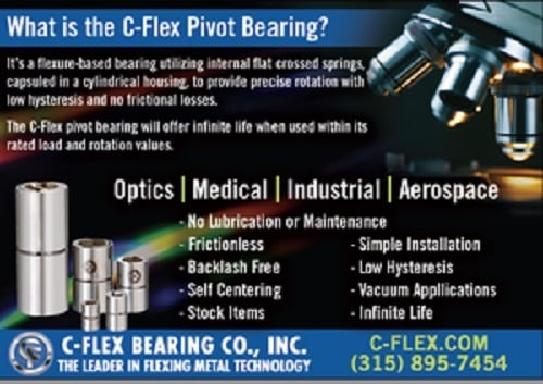 C-Flex bearings offer infinite life | GlobalSpec