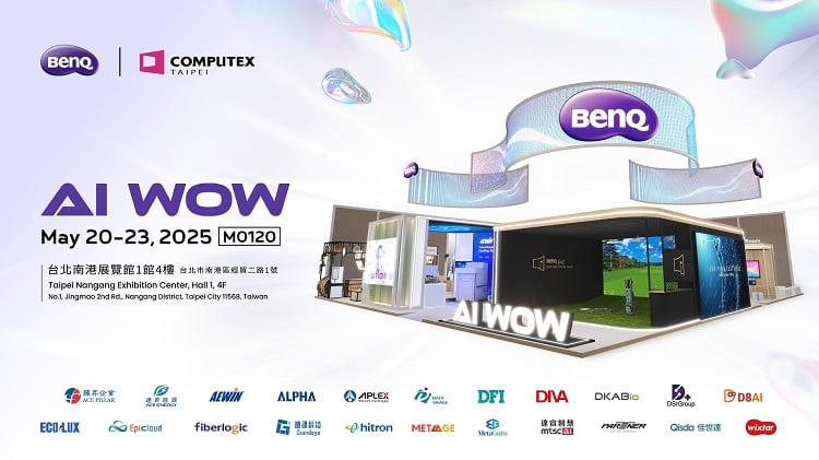 BenQ Group unveils "AI WOW" experience at COMPUTEX 2025, doubles ...