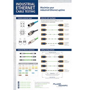 Guide covers industrial Ethernet cable field testing | GlobalSpec